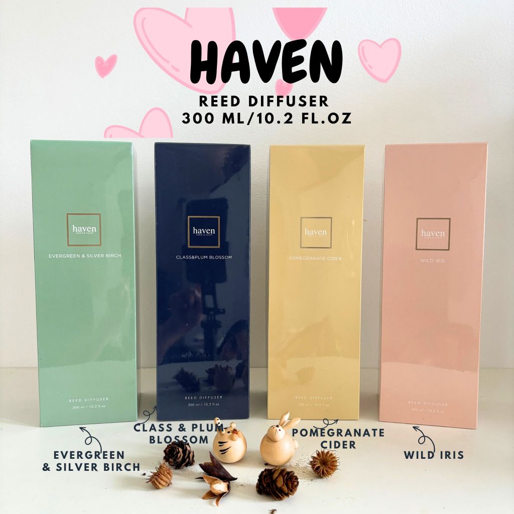 🍀HAVEN Reed Diffuser ขนาด 300 ml/10.2 fl.oz Set ก้านไม้หอมปรับอากาศ HAVEN แท้💯 รุ่น Gothic ...