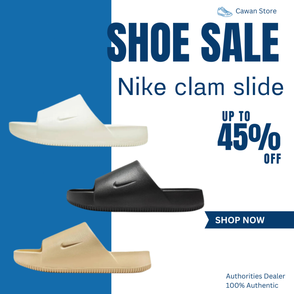 [ของแท้100%] Nike clam slide รองเท้า | Shopee Thailand