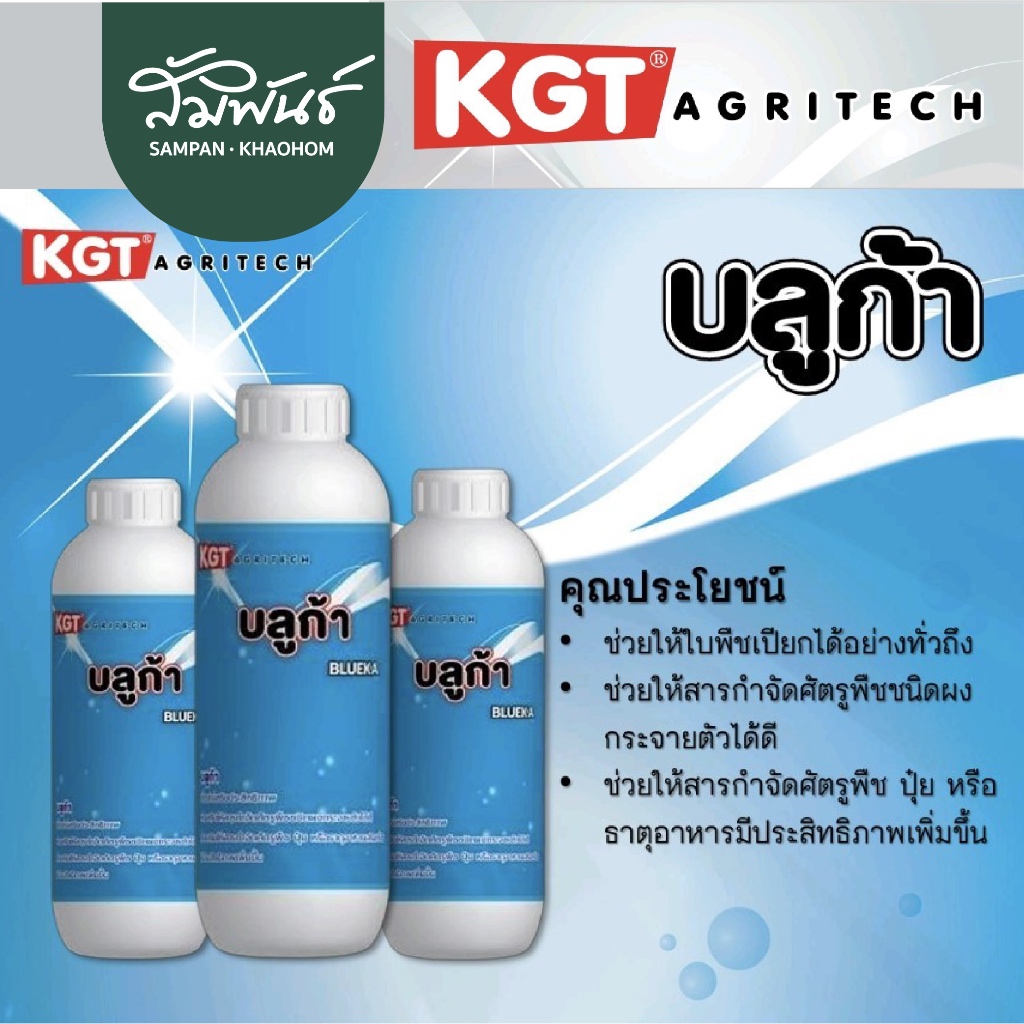 บลูก้า KGT ยาจับใบ สารจับใบ ปรับสภาพน้ำ ยาทุเรียน | Shopee Thailand