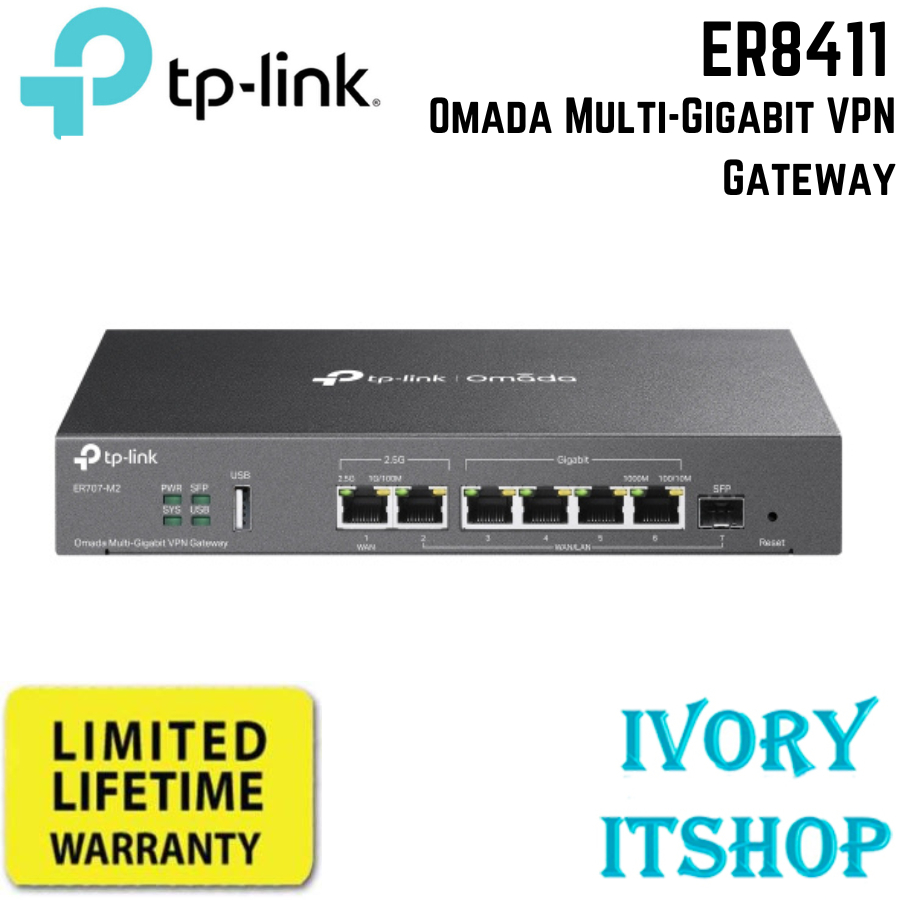 TP-LINK ER8411 Omada VPN Router with 10G Ports | Shopee Thailand