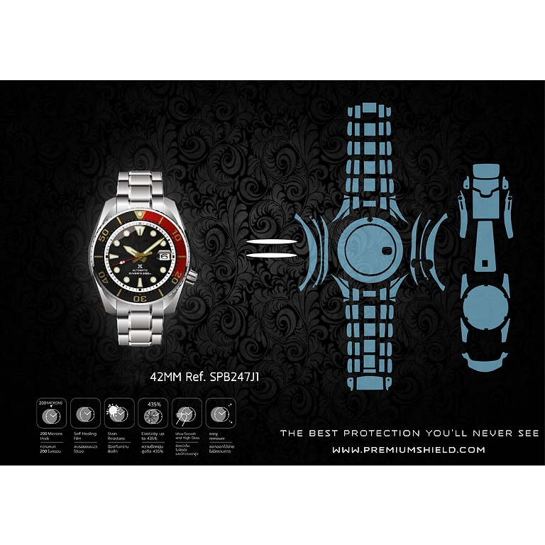 ฟิล์มกันรอยนาฬิกา Protection Film สำหรับ แบรนด์ Seiko 30Th Anniversary ...