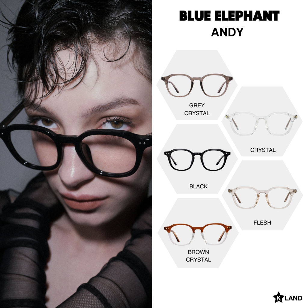 (CLEARANCE) BLUE ELEPHANT แว่นตา รุ่น ANDY แว่นกันแดด (BLU23GL0001U ...