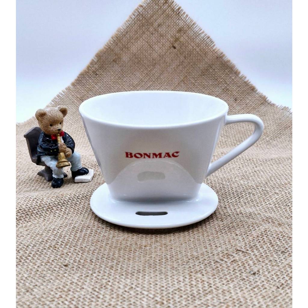 Coffee Dripper Bonmac Japan สภาพยังขาวสะอาดใหม่มาก เนื้อสวย | Shopee ...