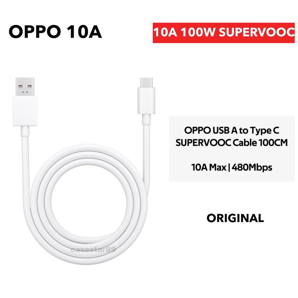 สายชาร์จ OPPO 100W Super VOOC Type-C Original ชาร์จเร็ว ชาร์จไว ...