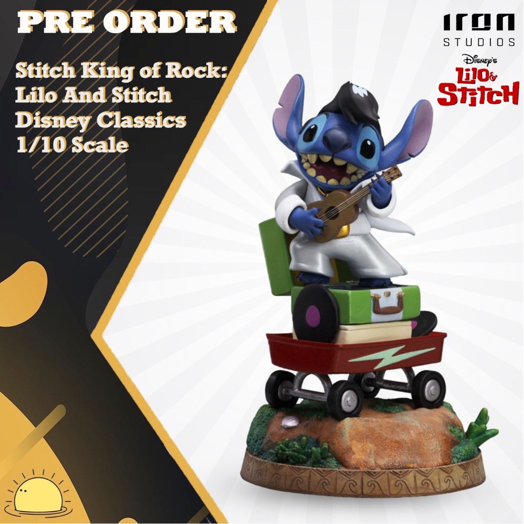 Pre-order Iron studios Stitch King of Rock: Lilo And Stitch Disney ...