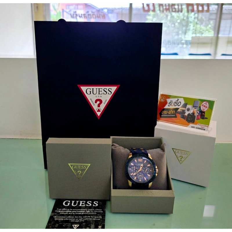 นาฬิกา GUESS รุ่น W0366G4 OASIS BLUE 🥰 | Shopee Thailand