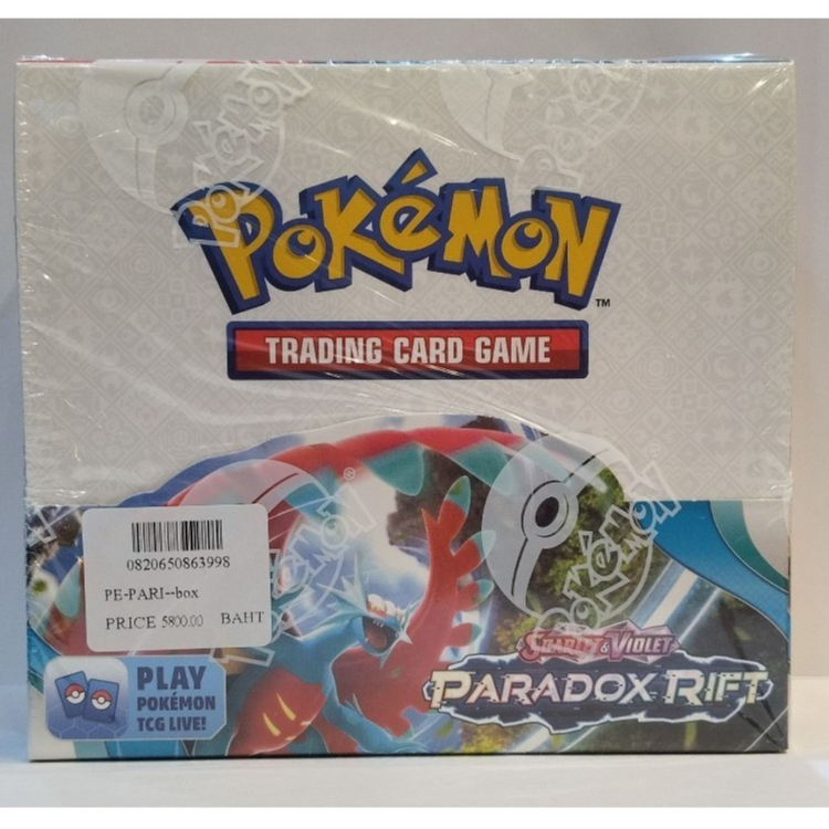 PE PE-PARI--box PE Scarlet and Violet Paradox Rift Booster Box Pokemon ...
