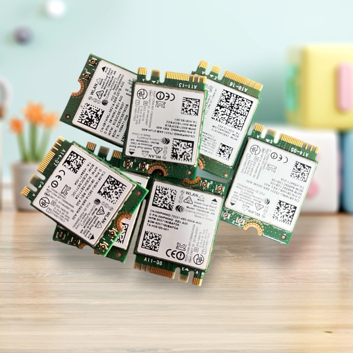 การ์ด Wifi NGFF M.2 Mini NB PCI-E AR5B225 3160NGW 7265NGW 7260NGW ...