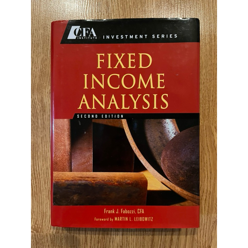 CFA: Fixed income analysis สภาพสวย | Shopee Thailand