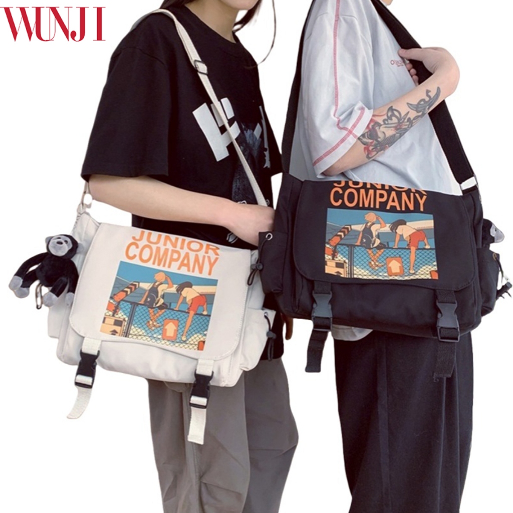 M838กระเป๋าสะพายไหล่ ความจุขนาดใหญ่ 13.3 นิ้ว สีดำ สำหรับผู้ชายและ ...