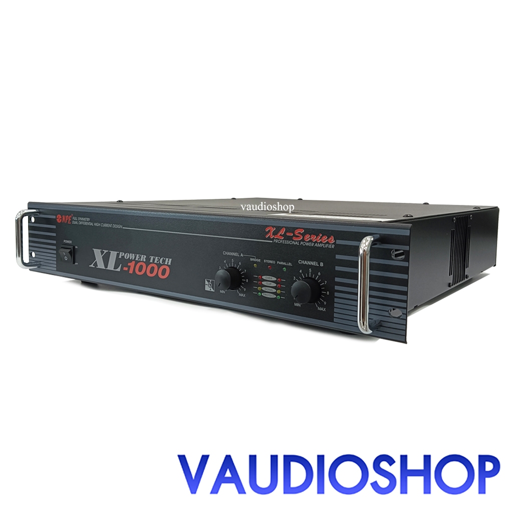 NPE XL-1000 เพาเวอร์แอมป์ Power Amp NPE พาวเวอร์ แอมป์ เครื่องขยายเสียง ...