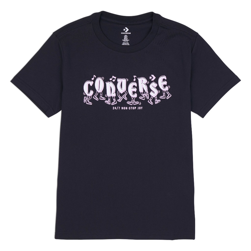 CONVERSE เสื้อ MELODY FESTIVAL TEE BLACK ผู้หญิง 1426370AF_U4BKXX | Shopee Thailand