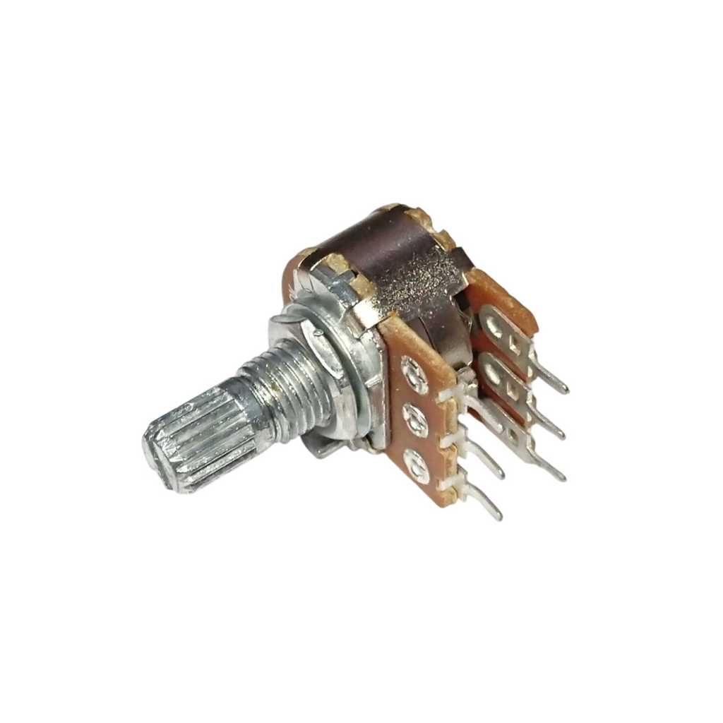 วอลลุ่ม 2 ชั้น 6 ขา Volume 10K 20K 50K 100K แกนยาว 15 mm. | Shopee Thailand