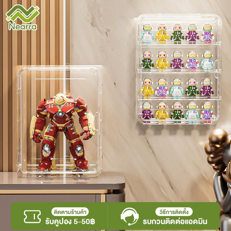 Nearra ตู้โชว์ฟิกเกอร์ เลโก้ ตัวต่อ โปร่งใส กล่องเก็บของ ใช้ในบ้าน ของ ...