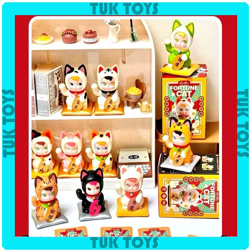 พร้อมส่งในไทย !! กล่องสุ่ม กล่องจุ่ม ยกบล็อก Sam Sam FORTUNE CAT แมว ...