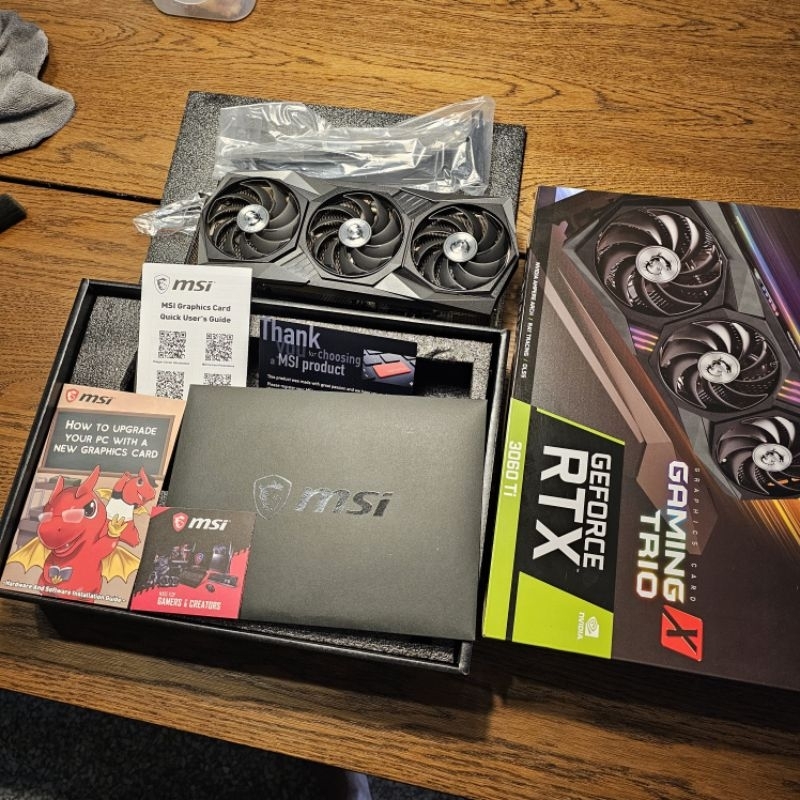 (การ์ดจอมือสอง) 3060ti MSI Gaming X Trio Nvidia GeForce RTX สภาพสวย ...