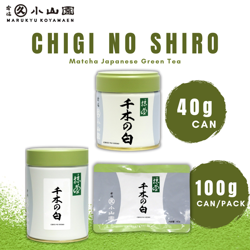 Matcha Marukyu Koyamaen Chigi no Shiro 40g 100g Can 100g Pack CHIGI NO ...