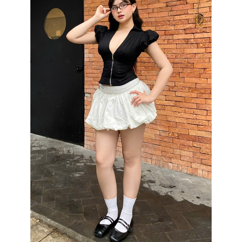 Ellie Top - ByVeeStyle (Black) | Shopee Thailand