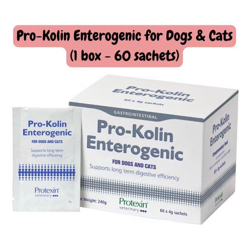 Pro-Kolin Enterogenic for Dogs and Cats (1 box - 60 sachets) | Shopee ...