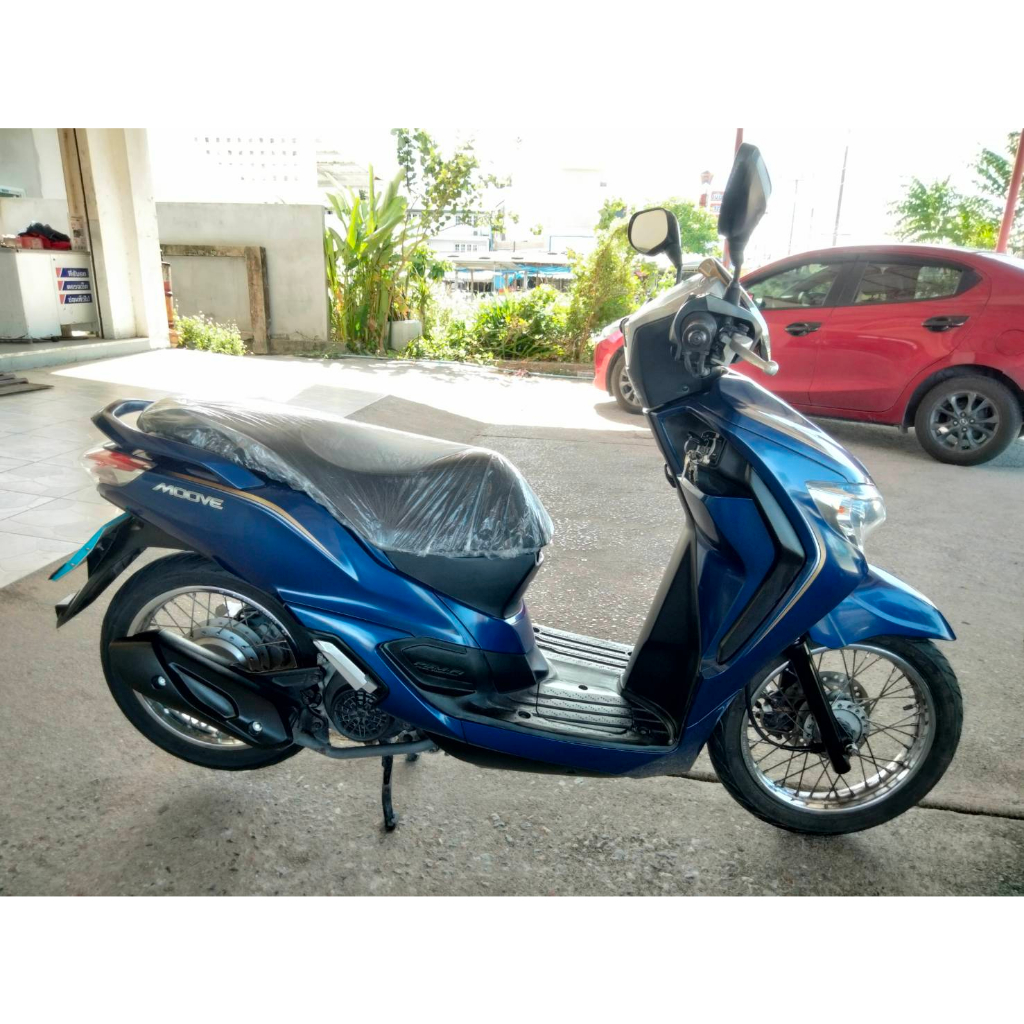 รถมอเตอร์ไซค์ฮอนด้า มูฟ Honda Moove 110cc (มือสอง) ปี 2015 สีน้ำเงิน รถใช้น้อย สภาพดี เอกสารครบ ...