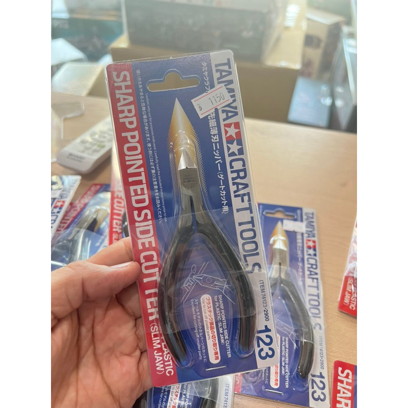 TAMIYA SHARP POINTED SIDE CUTTER SLIM JAW คีมเทพทามิย่า 123 เครื่องมือ ...
