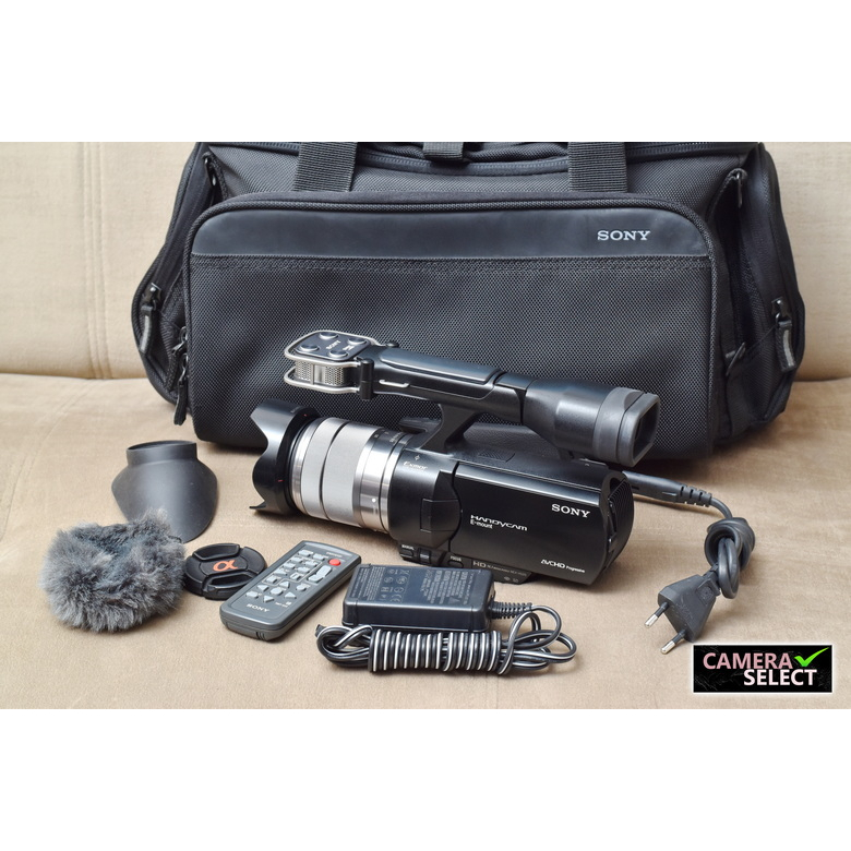 9.9 (มือสอง)กล้องวีดีโอ Sony NEX-VG20E พร้อมเลนส์ Sony sel18-55 e-mount ...