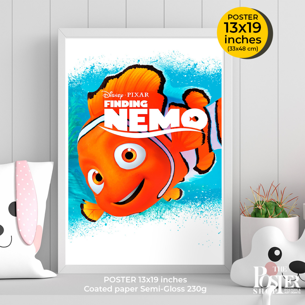 Finding Nemo Poster โปสเตอร์ภาพยนต์ นีโม่ การผจญภัยอันแสนยิ่งใหญ่ของพ่อ ...