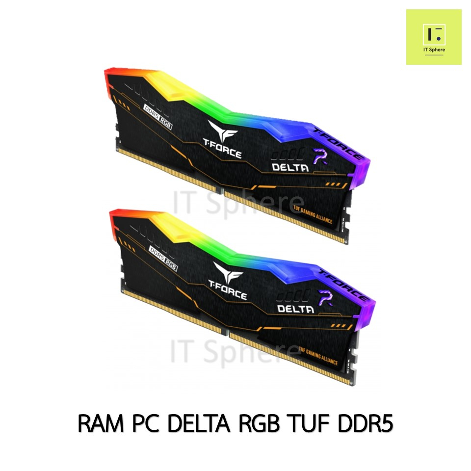 Ram Delta RGB TUF T-force 32GB (16x2GB) Bus 5600 6000 TEAM GROUP ...
