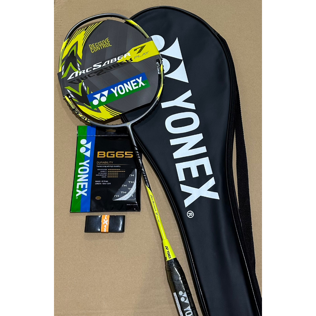 ไม้แบดมินตัน Yonex : ARCSABER 7 Play (4U) แถมครบชุด สินค้ามีพร้อมส่ง | Shopee Thailand