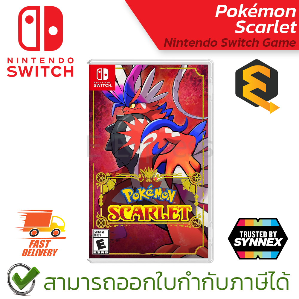 Pokémon Scarlet Nintendo Switch Games เกมนินเทนโดสวิทซ์ ของแท้ | Shopee ...