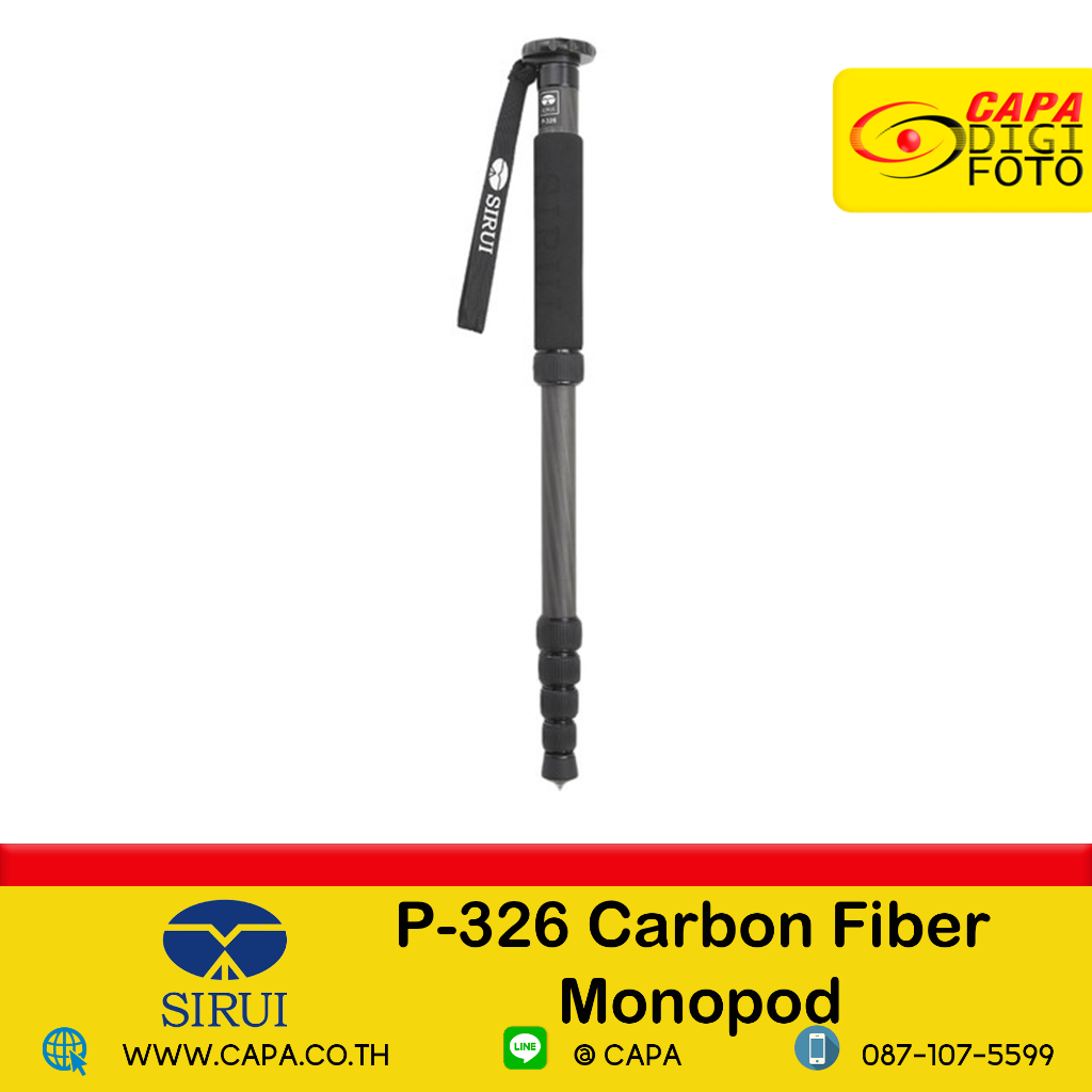 Sirui P-326 P326 Carbon Fiber Monopod | Shopee Thailand