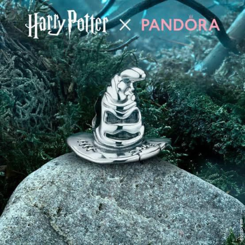 Pandora Harry Potter sorting hat silver charm แท้100% หมวกคัดสรร Harry ...