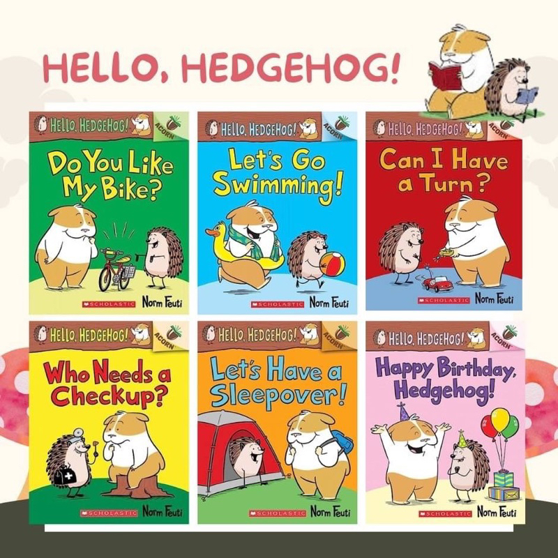 Hello, Hedgehog! หนังสือการ์ตูนภาษาอังกฤษ สำหรับเด็กเล็ก เด็กหัดอ่าน ...