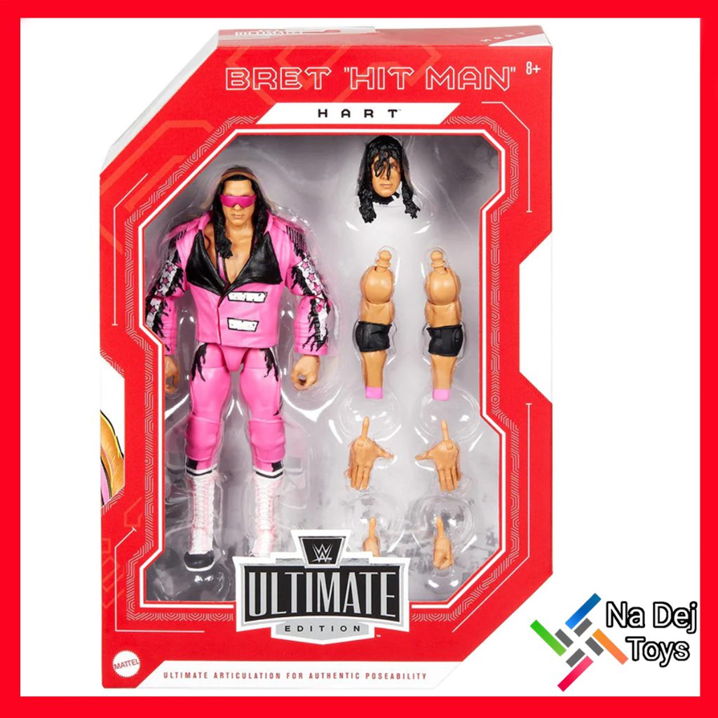 Mattel WWE Ultimate Edition Bret Hit Man Hart 6" Figure มวยปลํ้า อัลติ ...