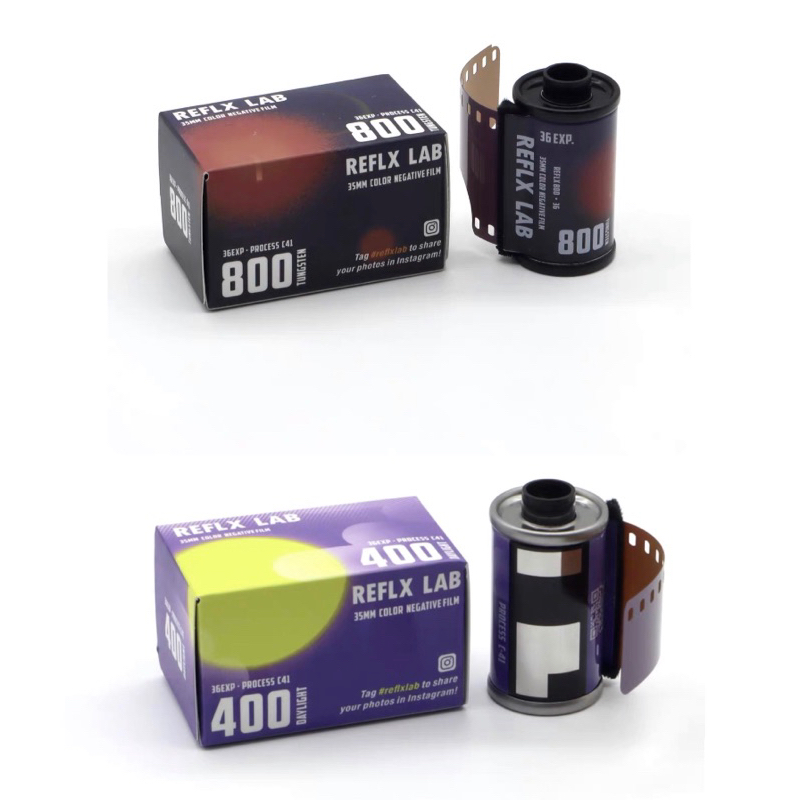 [ลดในไลฟ์] 📸🎞 ฟิล์มสี 35 mm Reflx Lab 800T 400D 36 รูป | Shopee Thailand