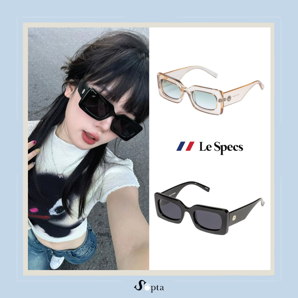 (พร้อมส่งสีดำ , สี Sand) Lespec แว่นกันแดด Le specs LSP2202540 รุ่น OH ...