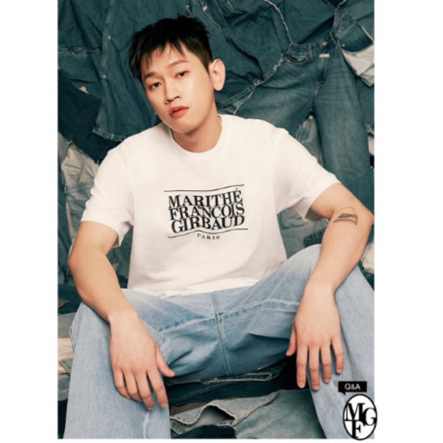 [พร้อมส่ง] Marithe francois CLASSIC LOGO TEE | Shopee Thailand