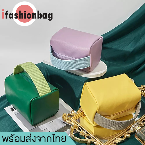 ifashionbag(IF1937) กระเป๋าจัดระเบียบเครื่องสำอางค์ เป็นหนังPUมี3สี ...
