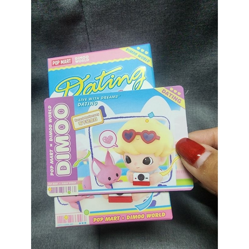 กล่องสุ่ม POP MART x Ayan Deng Dimoo World Presents DIMOO Dating ตัว ...