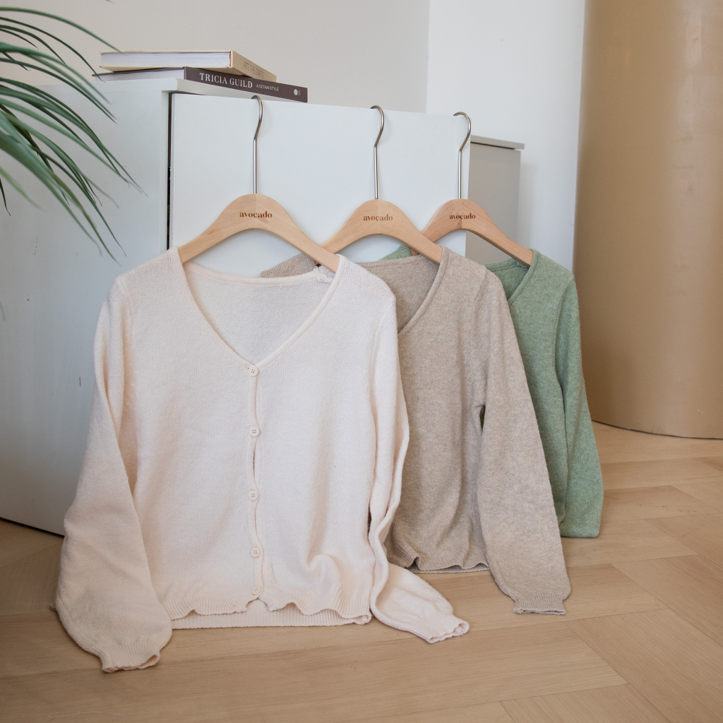 avocado Kitty cat cardigan | Shopee Thailand