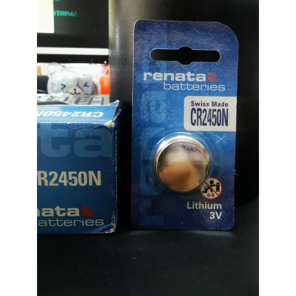 CR-2450 ถ่านกระดุม CR2450N Renata 3V Battery Lithium ถ่านกระดุม แพ็ค 1 ก้อน | Shopee Thailand