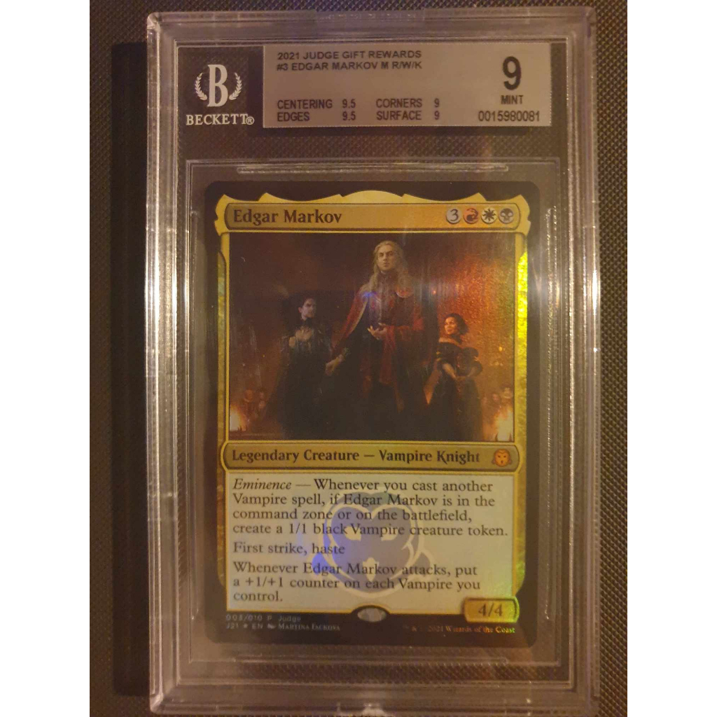 Edgar Markov Judge Foil Beckett Grade 9 | Shopee Thailand