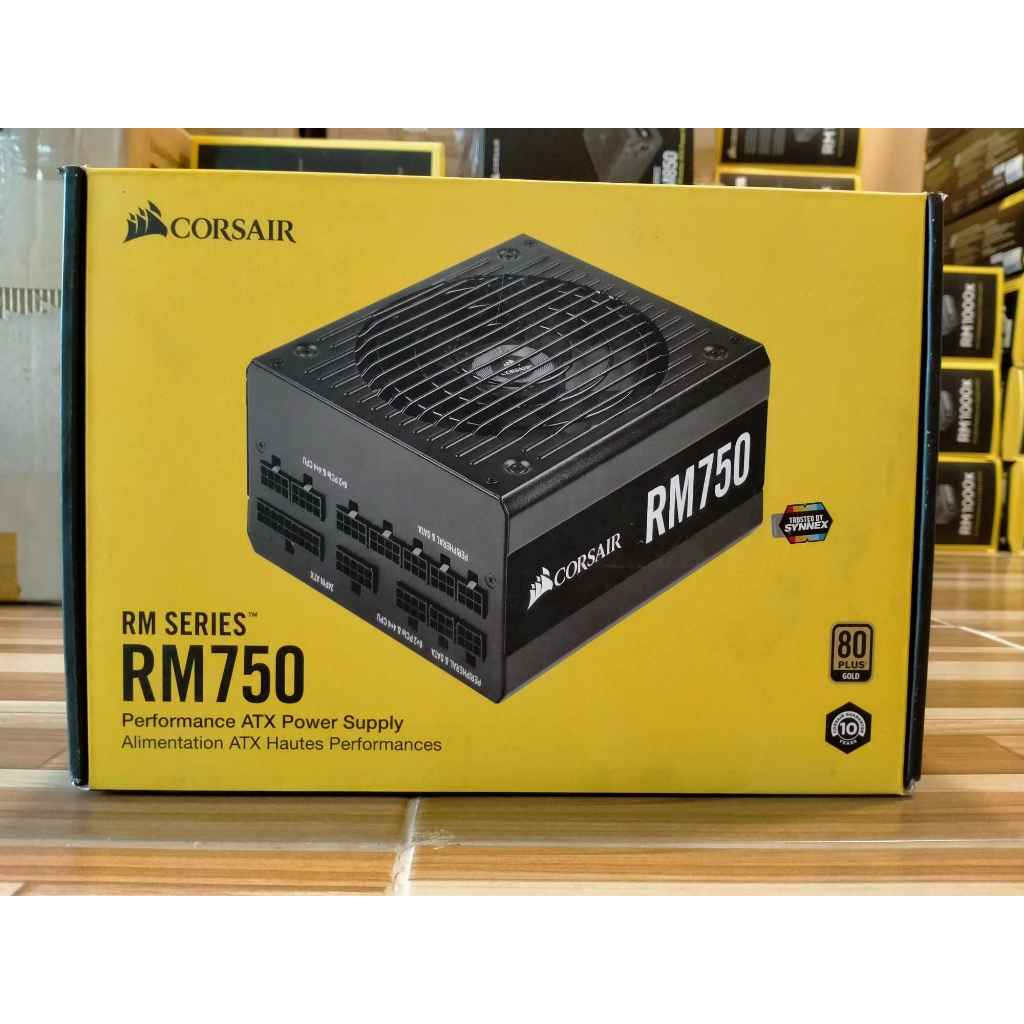 POWER SUPPLY CORSAIR RM750 - 750W 80 PLUS GOLD (CP-9020195-NA) | Shopee ...