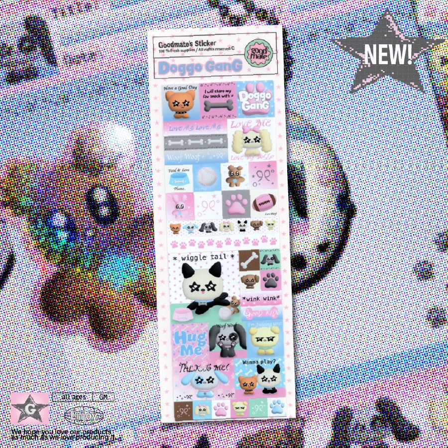 [Goodmate] Sticker : Doggo Gang สติกเกอร์ | Shopee Thailand