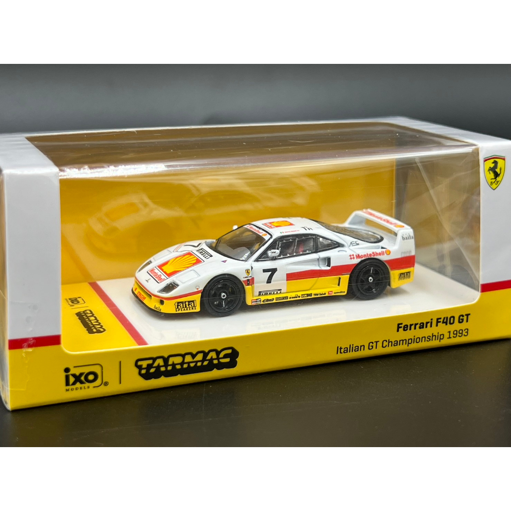 Tarmac Works 1/64 Ferrari F40 GT Italian GT Championship 1993 | Shopee ...