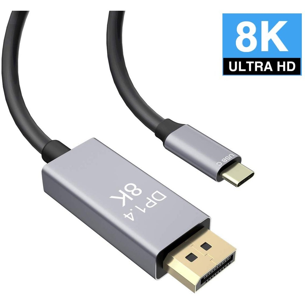 USB-C Type C USB 3.1 to Display Port DP 8K HDMI อะแดปเตอร์แปลงสาย ...