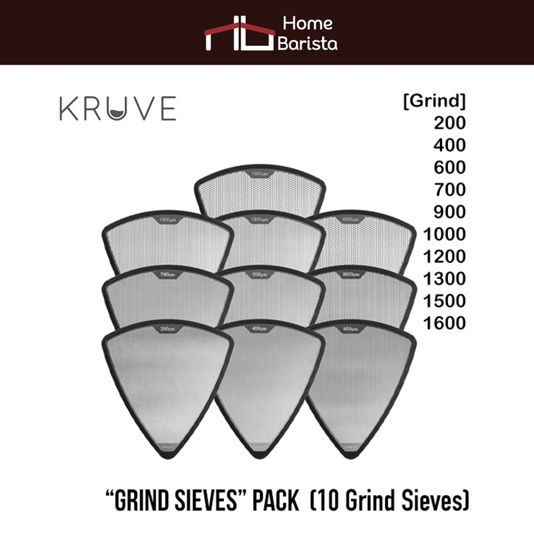 Home Barista ตะแกรงเสริม KRUVE “Grind Sieves” Pack (Grind x 10 แผ่น ...