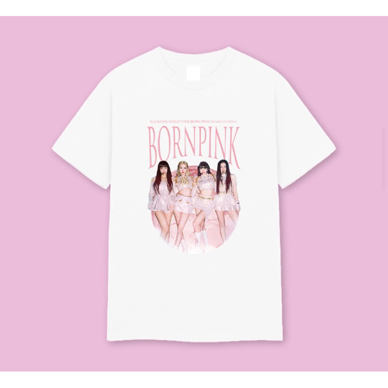 [พร้อมส่ง] ของแท้ BLACKPINK WORLD TOUR [BORN PINK] FINALE IN SEOUL OFFICIAL MERCH: T-Shirt เสื้อ ...