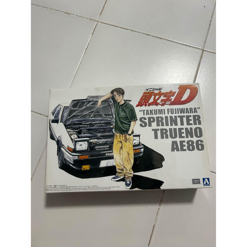 Aoshima AE86 ชุดKit ประกอบ ขนาด 1/24 ของสะสม Initial D จากญี่ปุ่น (เก่า ...