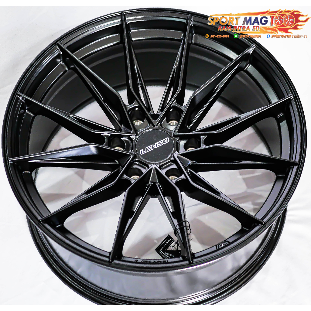ล้อแม็กใหม่ Lenso Barox 6รู139 ET15 ดำด้าน 9-20นิ้ว | Shopee Thailand